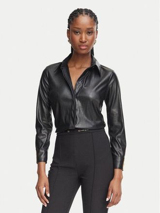 Elisabetta Franchi Hemd CA-195-66E2-V400 Schwarz Regular Fit