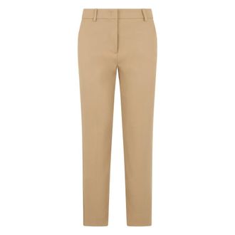 Max Mara Klassische Baumwollhose - - Trousers - Damen - Beige - XS