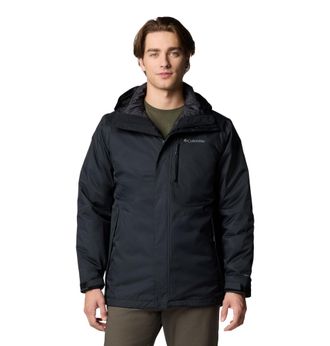 Columbia Oak Harbor Regenjacke, Wasserdichter Schutz, Angenehm atmungsaktiv, Fortschrittliche W&auml;rmereflexion, Individuelle Passform, Praktische Taschen - Herre