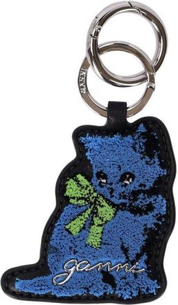 Ganni PORTE-CL&Eacute;S PUPPY BLEU GANNI