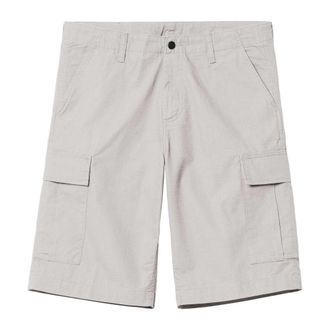 Carhartt Work in Progress Gewaschene Cargoshorts - Sonic Silver - - Shorts - Herren - Grau - W28