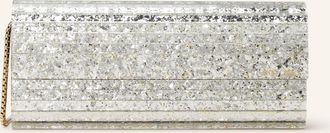 Jimmy Choo London Clutch Sweetie silber