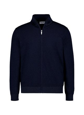 Pierre Cardin Herren Pullover blau unifarben