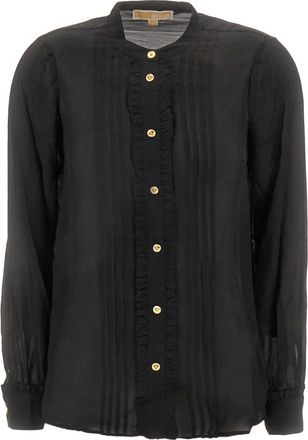 Michael Kors Femme, Blouses et Chemises, Noir, Taille: 40 FR Top