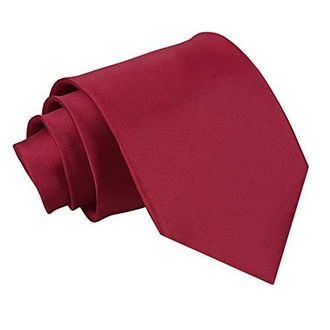 DQT Cravate Satin Bourgogne