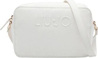 Liu Jo Femme, Sacs, Blanc, Taille: ONE Size Sac bandouli&egrave;re avec logo