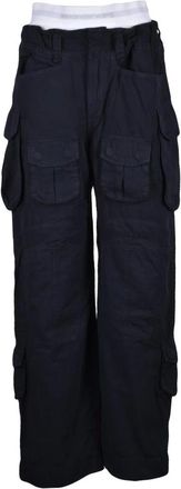 Alexander Wang Femme, Pantalons, Bleu, Taille: W27 Cargo Pantalons