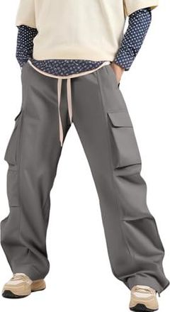 Generic Pantalon de jogging &agrave; coupe d&eacute;contract&eacute;e pour homme avec taille &eacute;lastique pour s&eacute;ances dentra&icirc;nement et de gym, pantalon de surv&ecirc;tement doux et extens