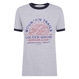 Golden Goose T-shirt Journey - Femme - Tops - Gris - Taille: 38 FR