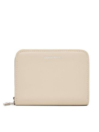 Calvin Klein Geldb&ouml;rse Ck Medium Flap Zip Around LV04F1075G Creme