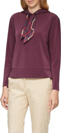 s.Oliver Sweatshirt mit Satinfutter in der Kapuze