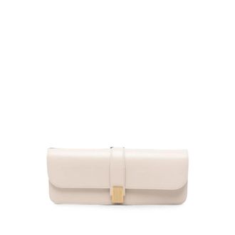 Khaite Blake Leder Clutch - - Bags - Damen - Beige - ONE SIZE