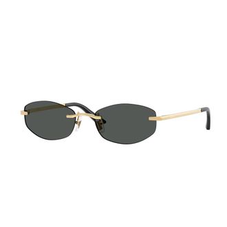Versace Irregul&auml;re Sonnenbrille - - Accessories - Damen - Gelb - 54 MM