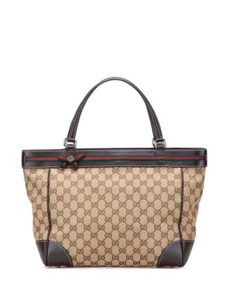 Gucci sac à main Mayfair en toile GG (2000-2015) - Marron