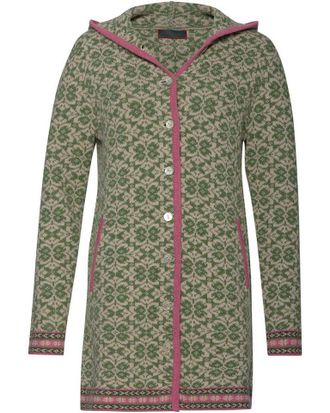 Reitmayer Strickjacke Lange Jacquard-Strickjacke