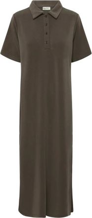 MY ESSENTIAL WARDROBE Femme, Robes, Brun, Taille: 42 FR Robe Chemise