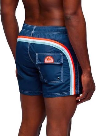 Sundek Sundek BS/RB Short de bain à taille extensible XXL bleu