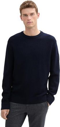 Tom Tailor Pull pour Homme, 10668 - Sky Captain Blue., XXXL