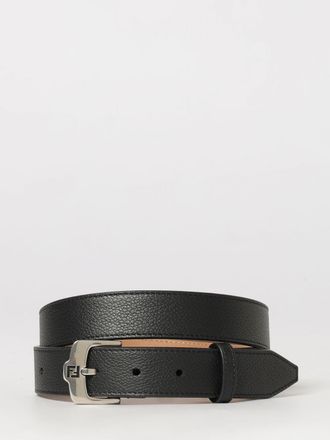 Fendi Ceinture FF en cuir grain&eacute;