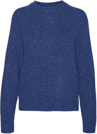 Vero Moda Vmfiluca Ls O-Neck Pull GA Noos Sweater, Surf The Web, M Femme