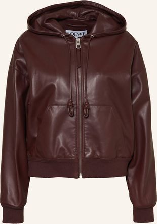 Loewe Lederjacke braun