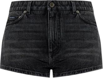 Dolce & Gabbana Femme, Shorts, Gris, Taille: 34 FR Denim Shorts