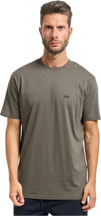 A|X Armani Exchange Homme, Tops, Gris, Taille: M T-shirt coupe classique