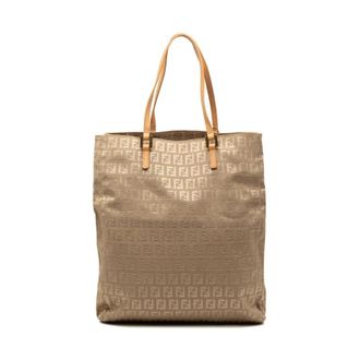 Fendi Pre-owned Bedruckte Einkaufstasche - - Pre-owned - Damen - Braun - ONE SIZE