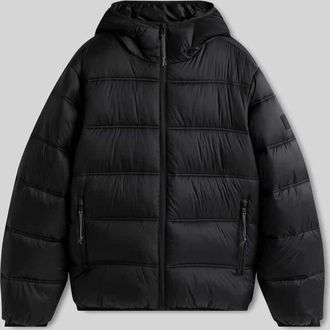 Tommy Jeans Regular Fit Steppjacke mit Kapuzenkragen