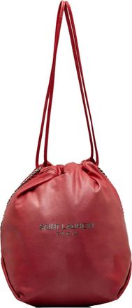 Saint Laurent Hobo Bags - Small Teddy Bucket - Gr. unisize - in Rot - f&uuml;r Damen