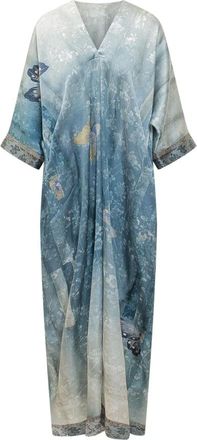 Pierre-Louis Mascia Femme, Robes, Bleu, Taille: 40 FR Maxi Dress