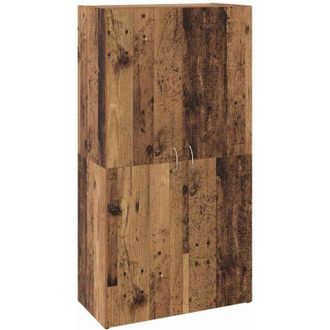 vidaXL B&uuml;roschrank mit Regal Altholz 60 x 32 x 115 cm Holzwerkstoff vidaXL