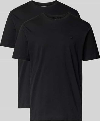 Daniel Hechter T-Shirt-Set mit Logo-Stitching