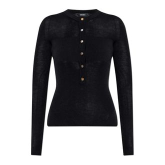 Versace Figurbetontes Top - - Tops - Damen - Schwarzk - XS