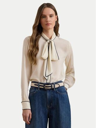 Lauren Ralph Lauren Hemd 200957396003 Beige Regular Fit
