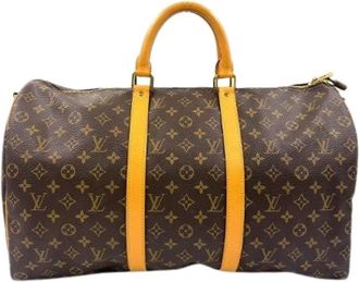 Louis Vuitton unisex, Pre-owned, Brun, Taille: ONE Size Sac Week-end en Cuir Pre-owned