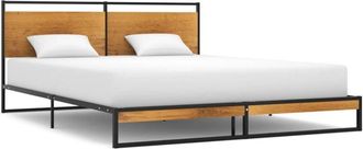 vidaXL Cadre de lit M&eacute;tal 160x200 cm