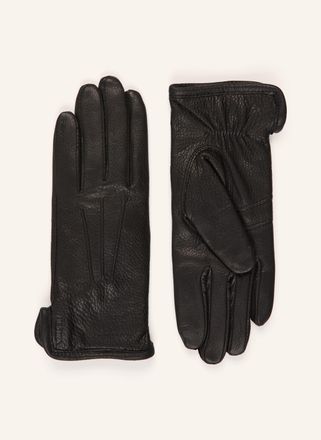 Hestra Lederhandschuhe Rachel schwarz