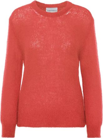 Americandreams Americandreams, Femme, Pulls, Rouge, Taille: 40 FR Ulla O Neck Knit Pullover