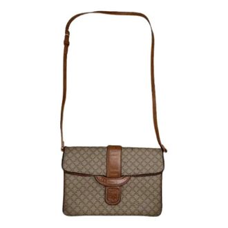 Celine Sac bandouli&egrave;re en cuir Pre-owned - Femme - Pre-owned - Beige - Taille: ONE Size