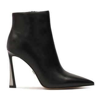 Kazar Klassische Stiefel mit schwarzen und silbernen Abs&auml;tzen - - Shoes - Damen - Schwarzk - 40 EU