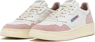 Autry Wei&szlig;e & Rosa Wildleder-Ledersneaker - - Shoes - Herren - Mehrfarbig - 37 EU