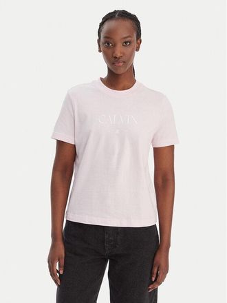 Calvin Klein Jeans T-Shirt Cktail Concept LV047E813G Rosa Regular Fit
