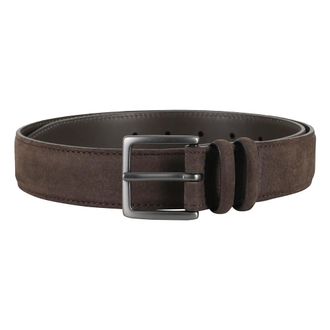 Orciani Homme, Accessoires, Brun, Taille: 100 CM Classique Nabucco Nubuck Ceinture Couleur Nuit