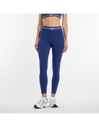 New Balance Ac - Legging 25 pouces - Bleu hu&icirc;tre