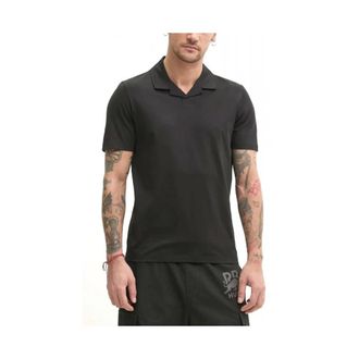 HUGO BOSS Homme, Tops, Noir, Taille: M Polo Slim-fit &agrave; col Johnny