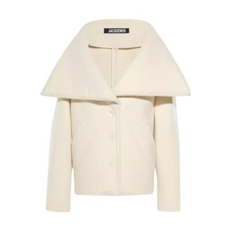 Jacquemus The Caruso Peacoat - Femme - Manteaux - Beige - Taille: 36 FR