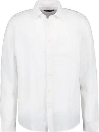 Marc O'Polo Herren Polo Hemd wei&szlig; Leinen