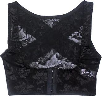 Generic 2026 Soutien-gorge push-up rehausseur de poitrine Tailles S XL Extreme Corset Dentelle, Noir, XL