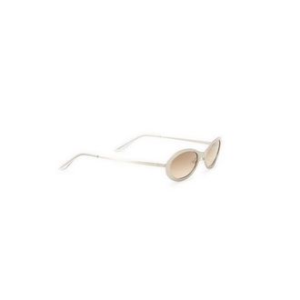 Our Legacy Lunettes de soleil ovales en argent
